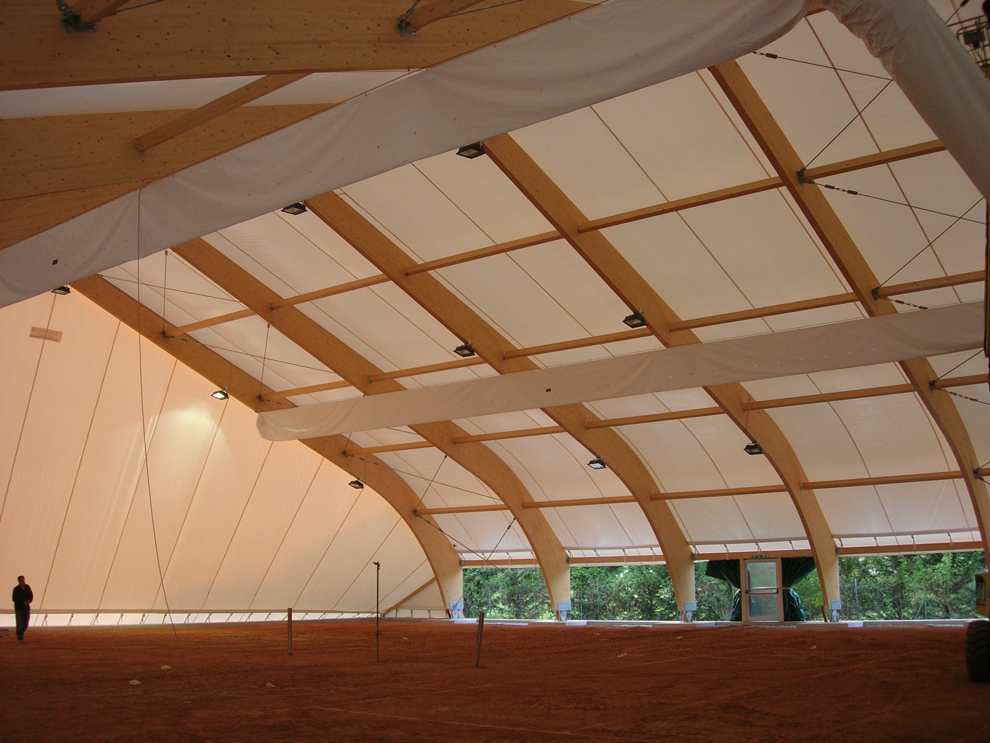 Europasport Ticino • Tensostrutture In Legno